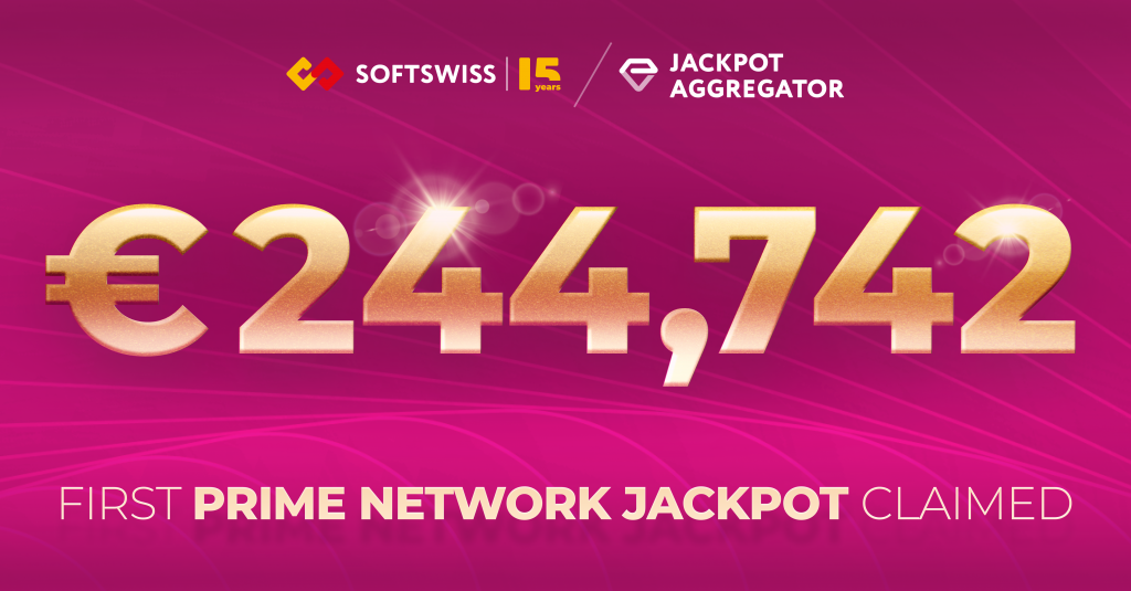 First Prime Network Jackpot Strikes €244K+ | SOFTSWISS